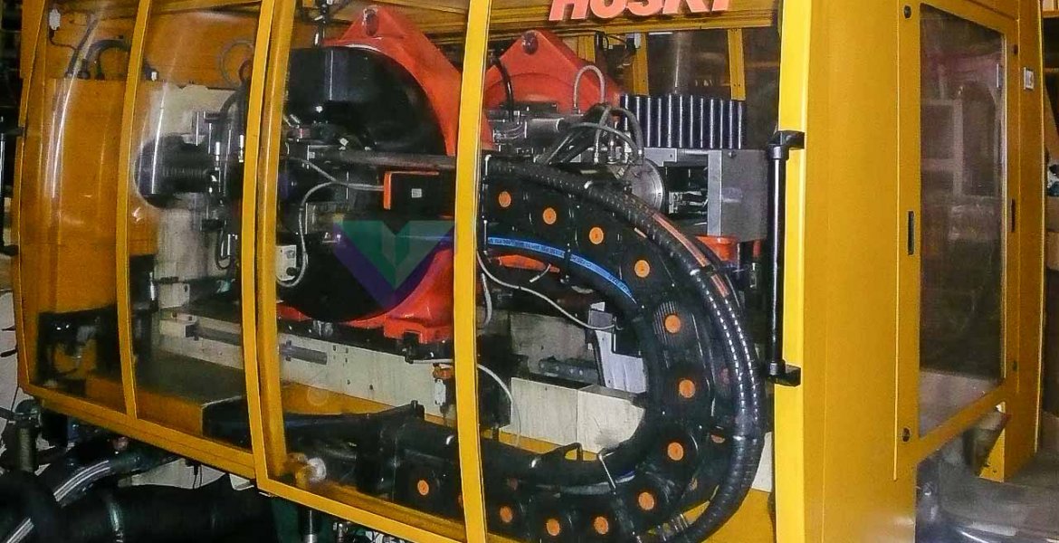 HUSKY INDEX 90 PET RS80/80 PET preform injection molding machine (1999 ...