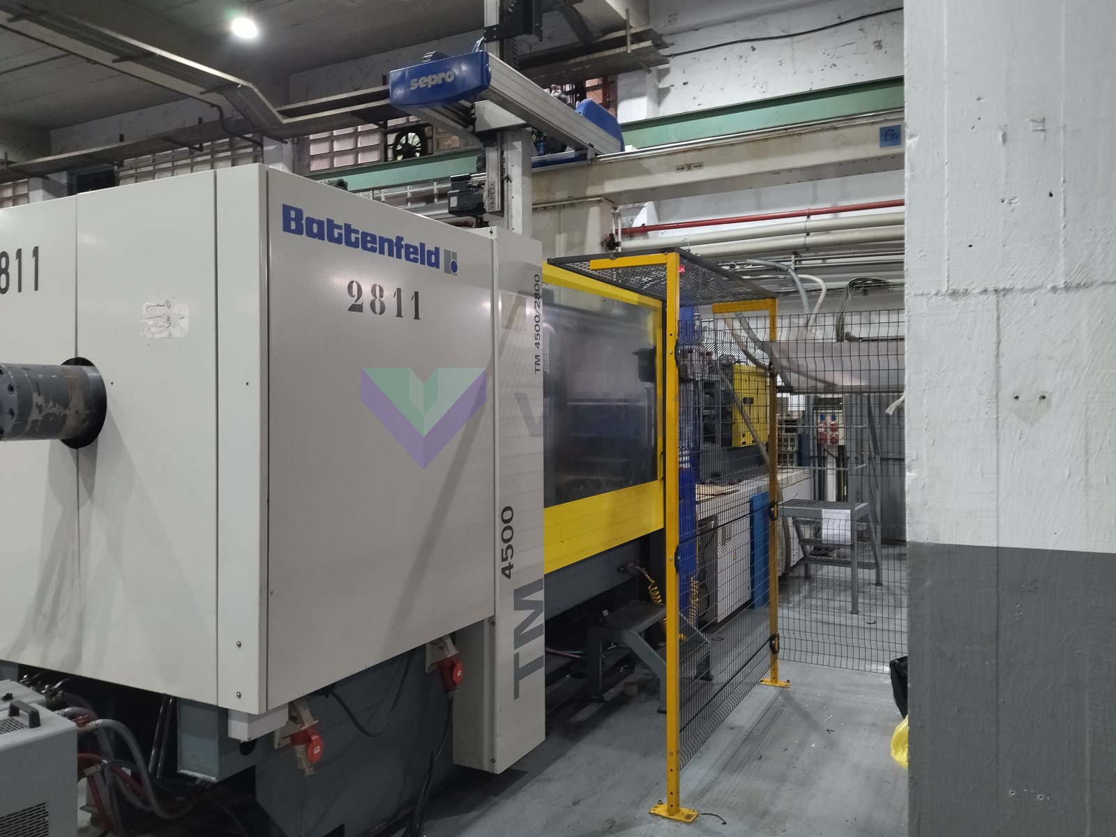 Máquina de moldeo por inyección de 450t BATTENFELD TM 4500-2800 (2000 ...