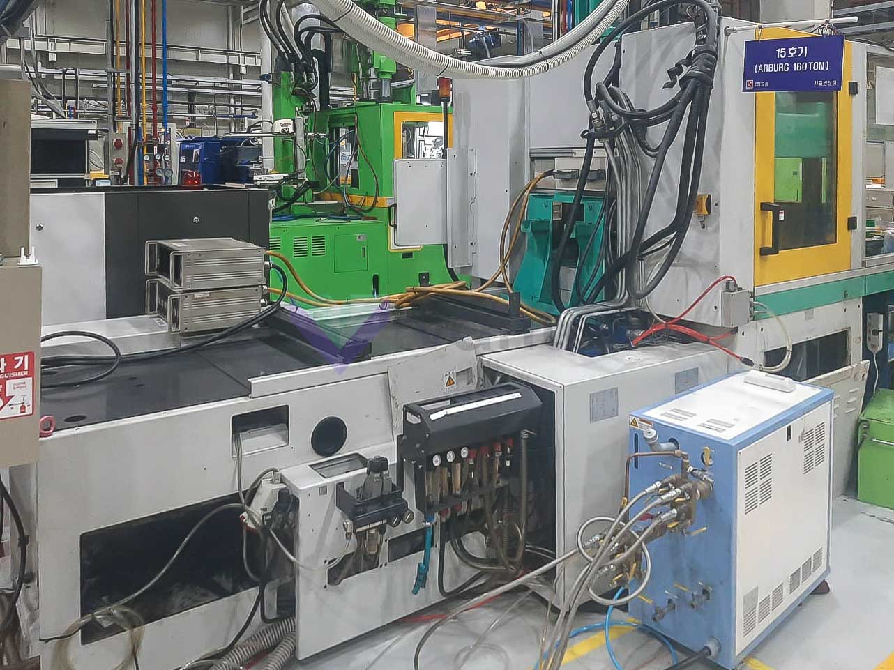 ARBURG ALL ROUNDER VERTICAL 1500 T 1600 - 400 160t vertical injection ...