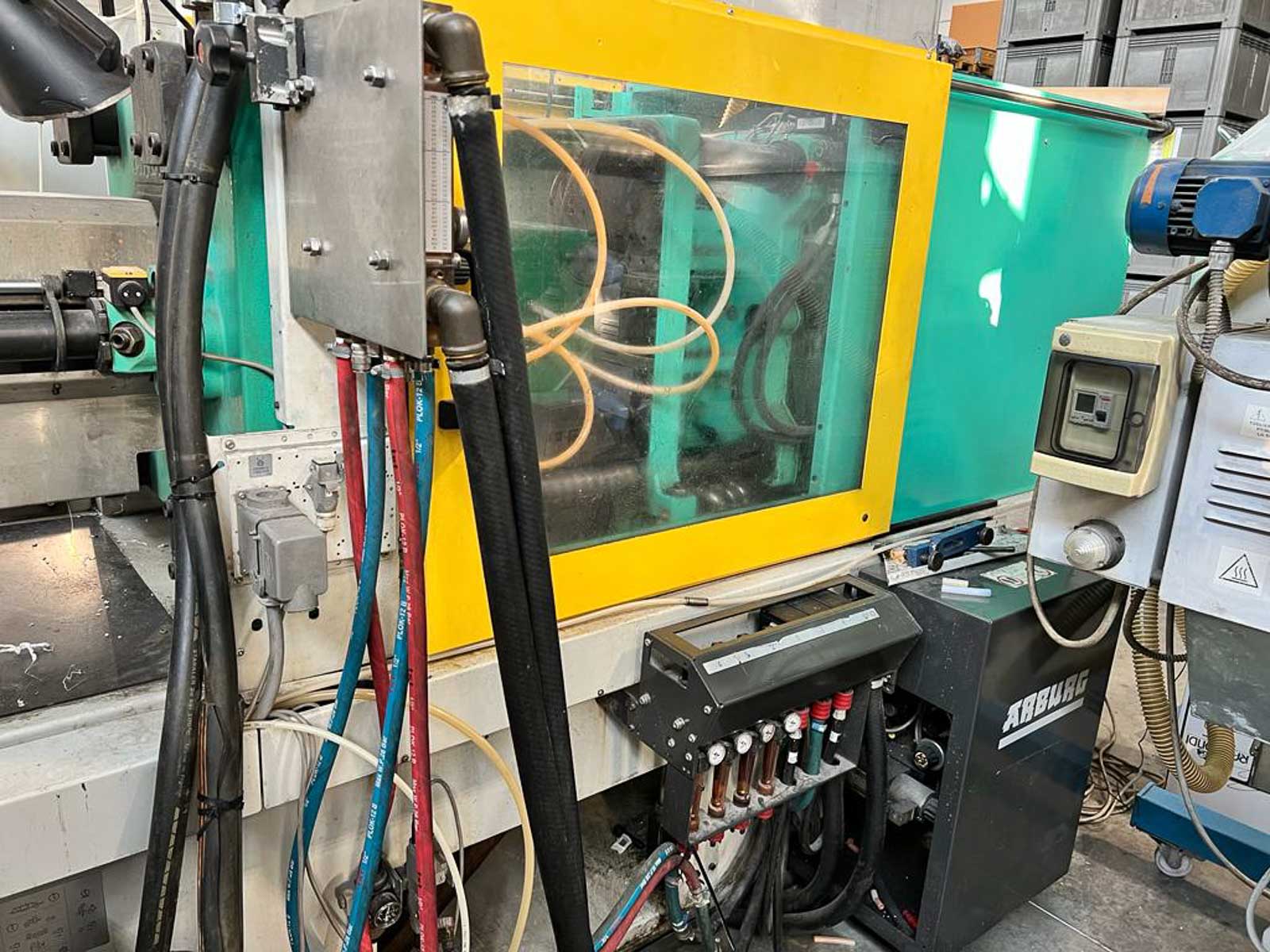ARBURG 470 C 1500 - 800 150t injection molding machine (2010) id11261 ...