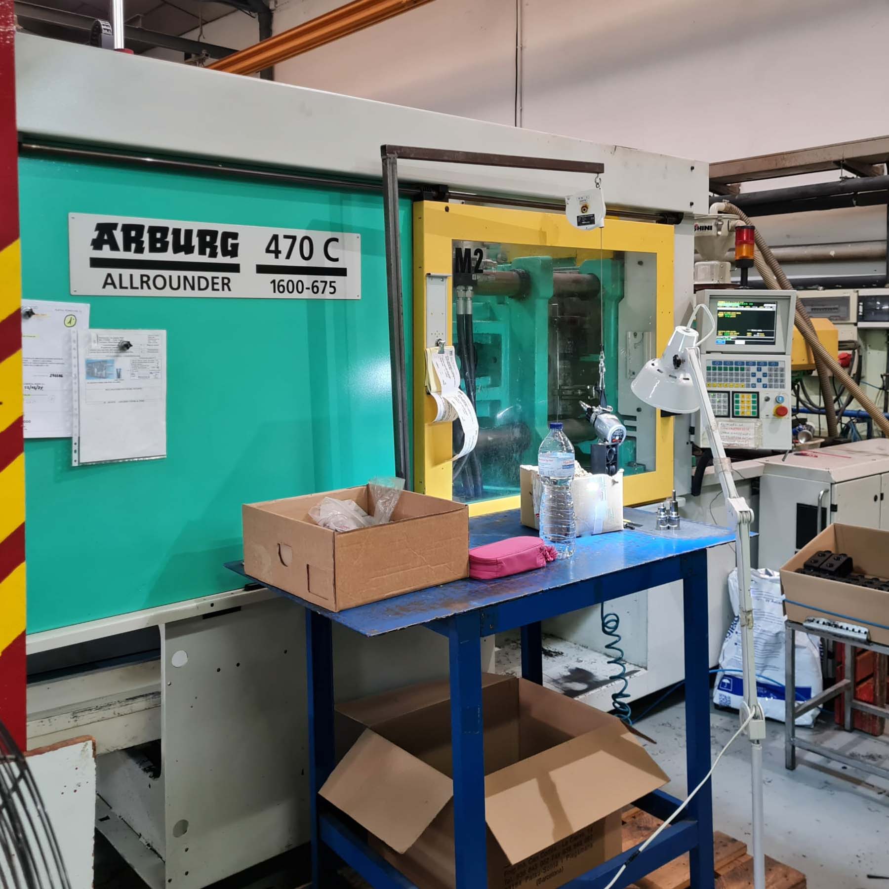 ARBURG 470 C ALLROUNDER 1600-675 160t injection molding machine (1999 ...